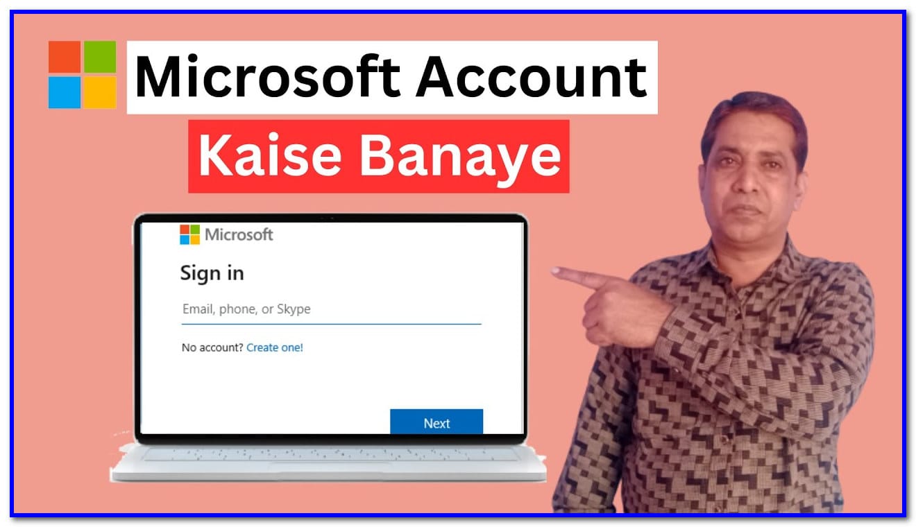 How To Create Microsoft Account On Laptop Windows 11 10 8 1 7 Aaiyesikhe