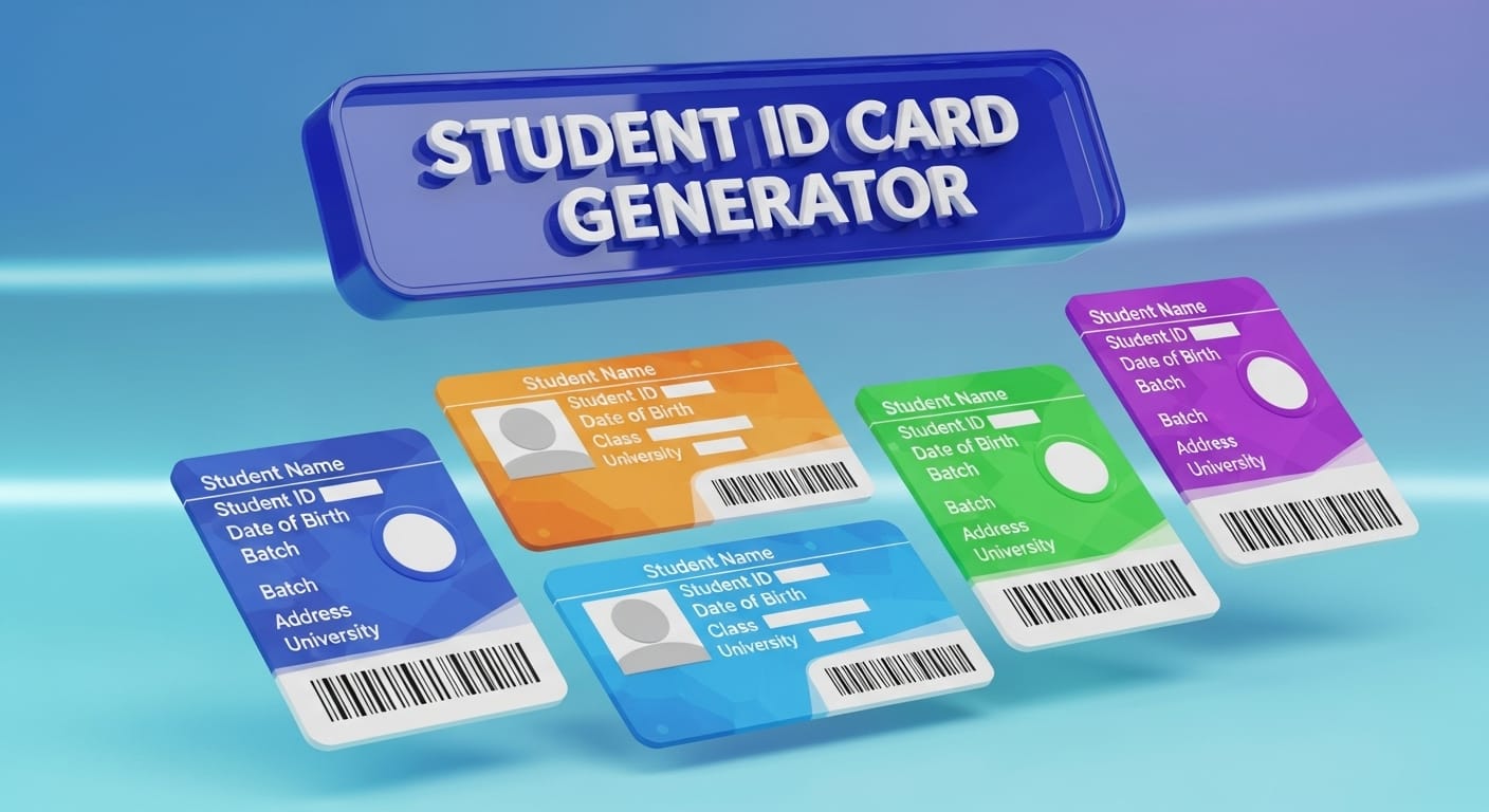 Student ID Card Generator - Aaiyesikhe
